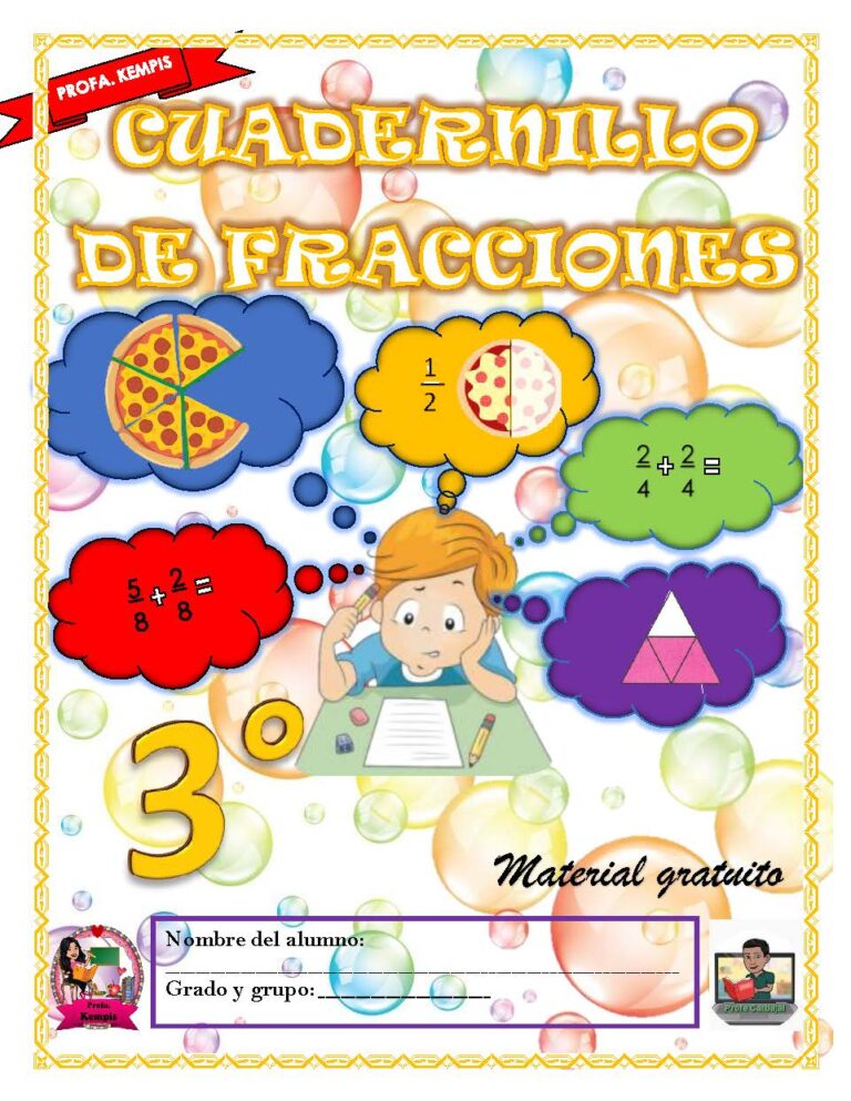 Cuadernillos de fracciones 3° Y 4° | Material Educativo y Material ...