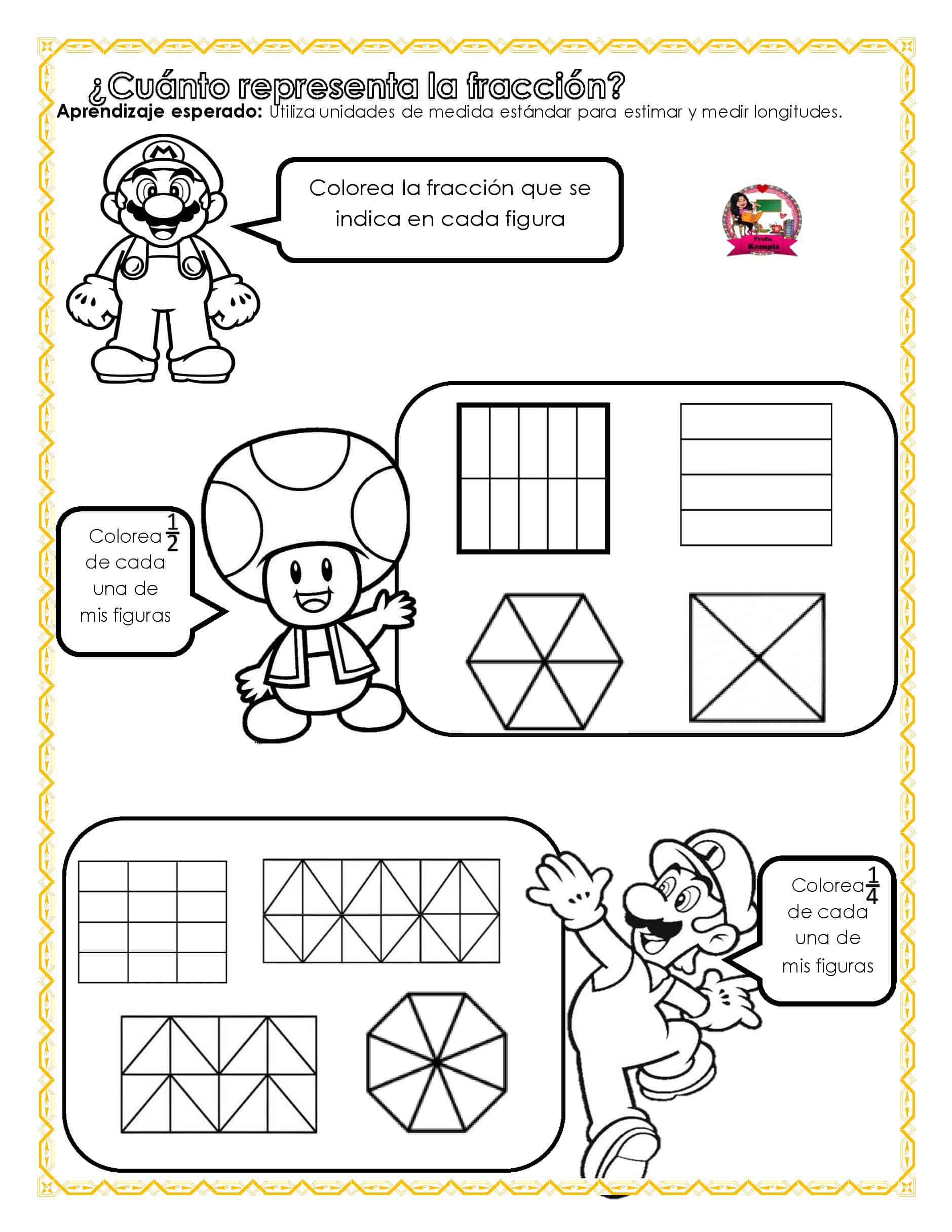 Cuadernillos de fracciones 3° Y 4° | Material Educativo y Material ...