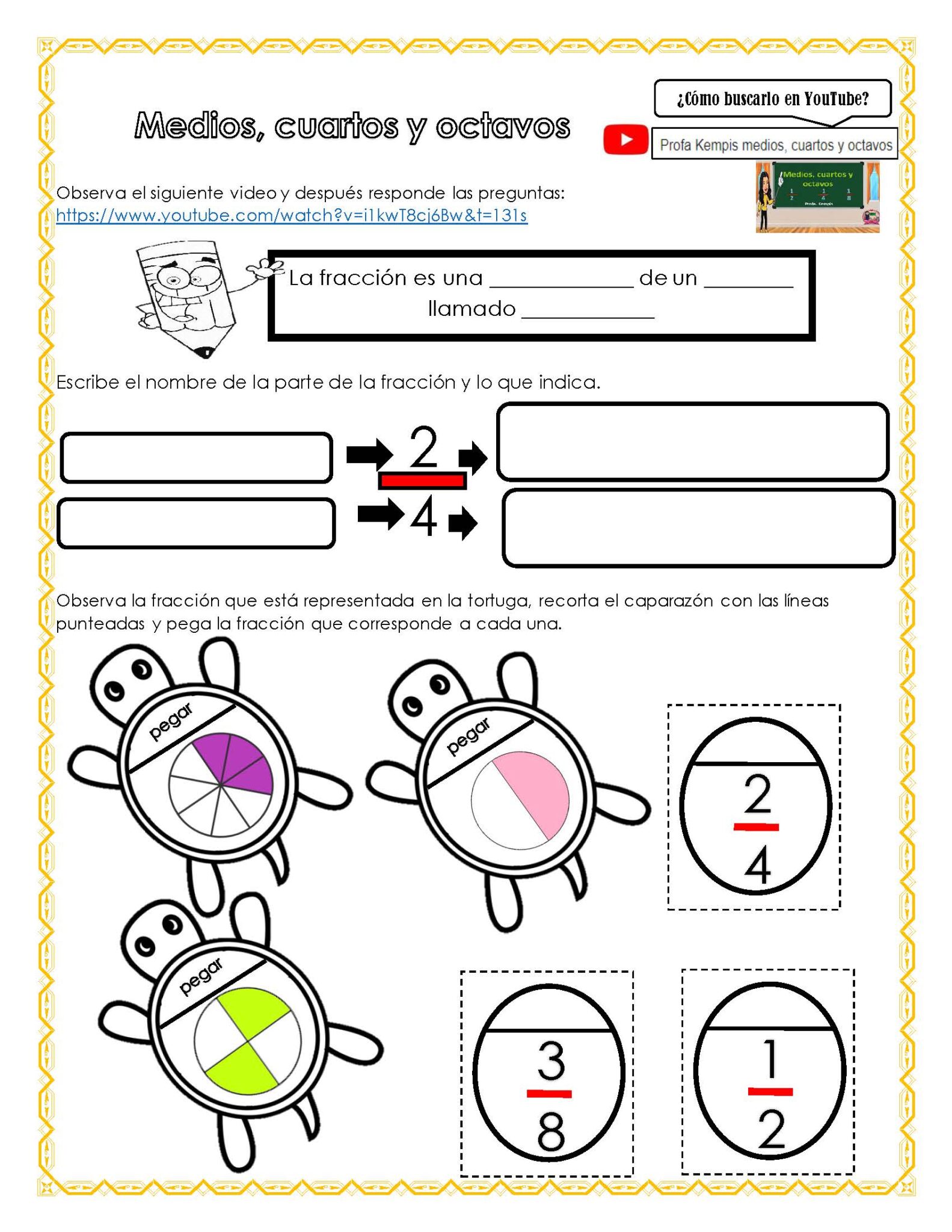 Cuadernillos de fracciones 3° Y 4° | Material Educativo y Material ...