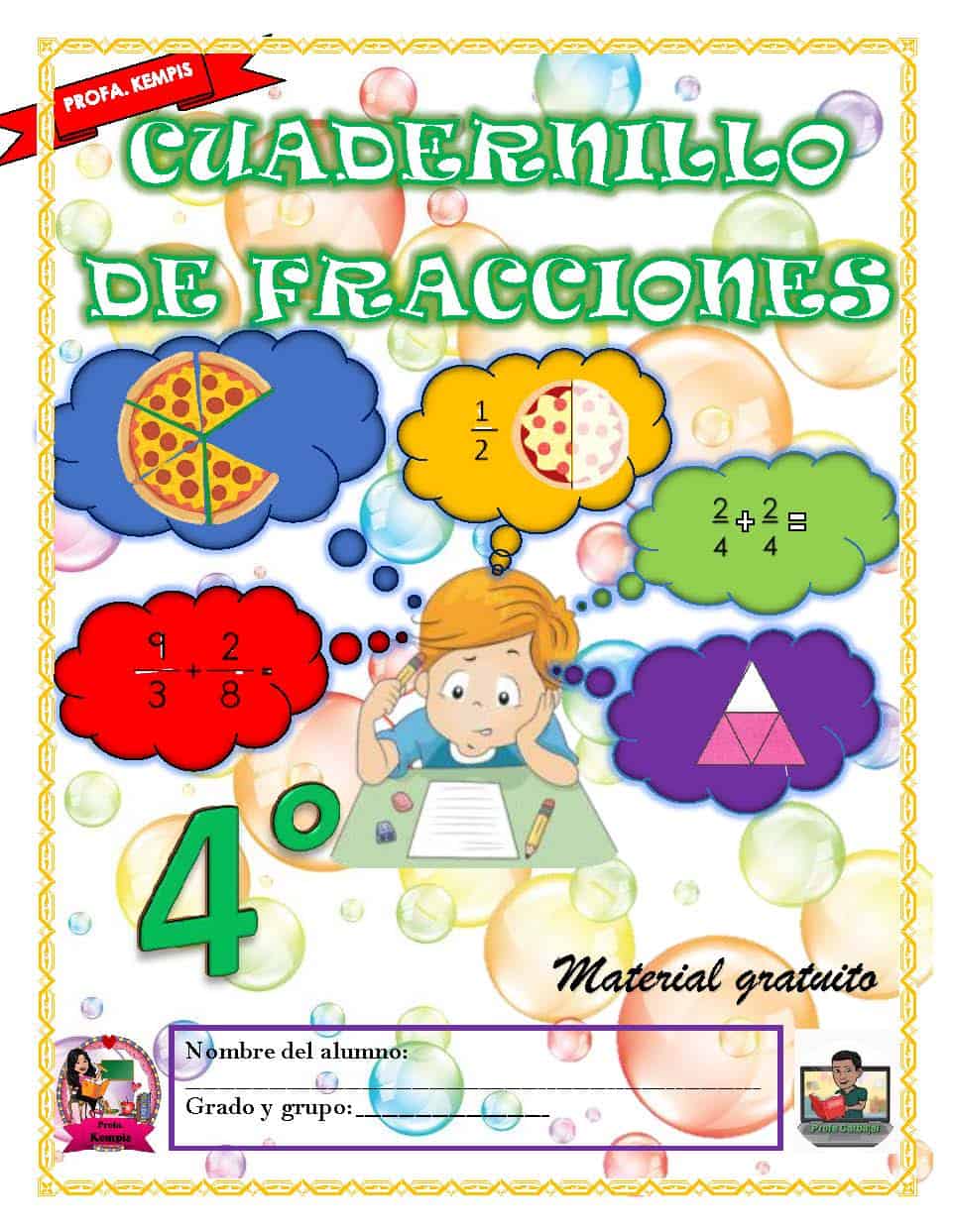 Cuadernillos de fracciones 3° Y 4° | Material Educativo y Material ...