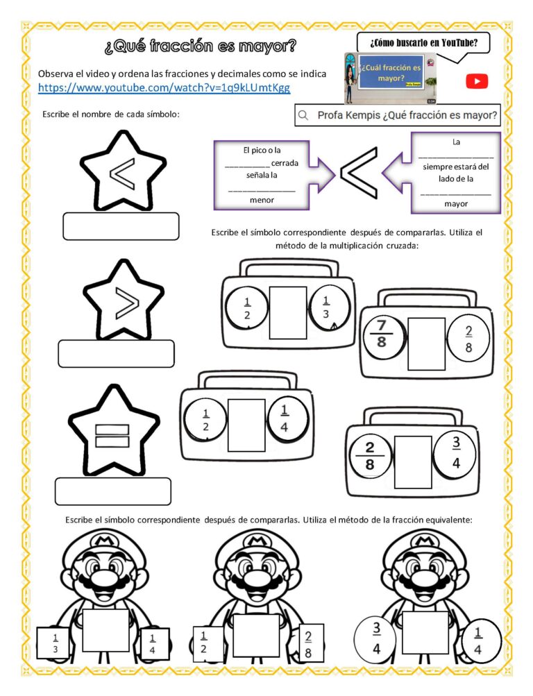 Cuadernillos de fracciones 3° Y 4° | Material Educativo y Material ...