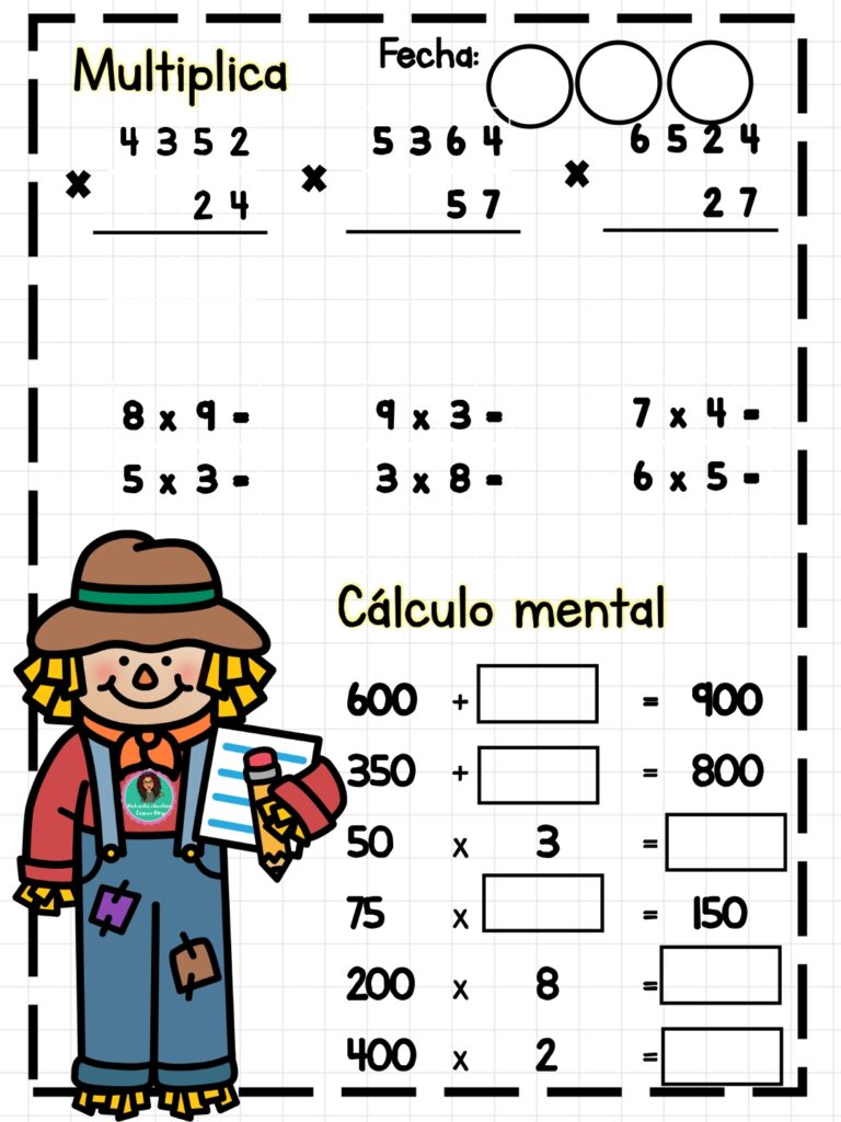 Ejercicios de suma y resta/multiplicaciones y problemas matemáticos ...