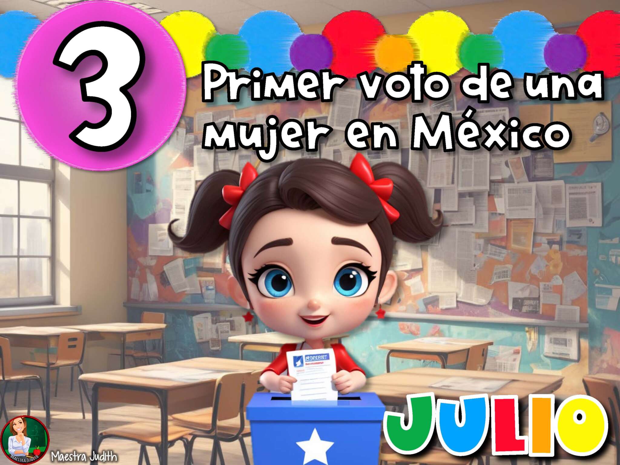 Efemérides de Julio para imprimir | Material Educativo y Material Didáctico