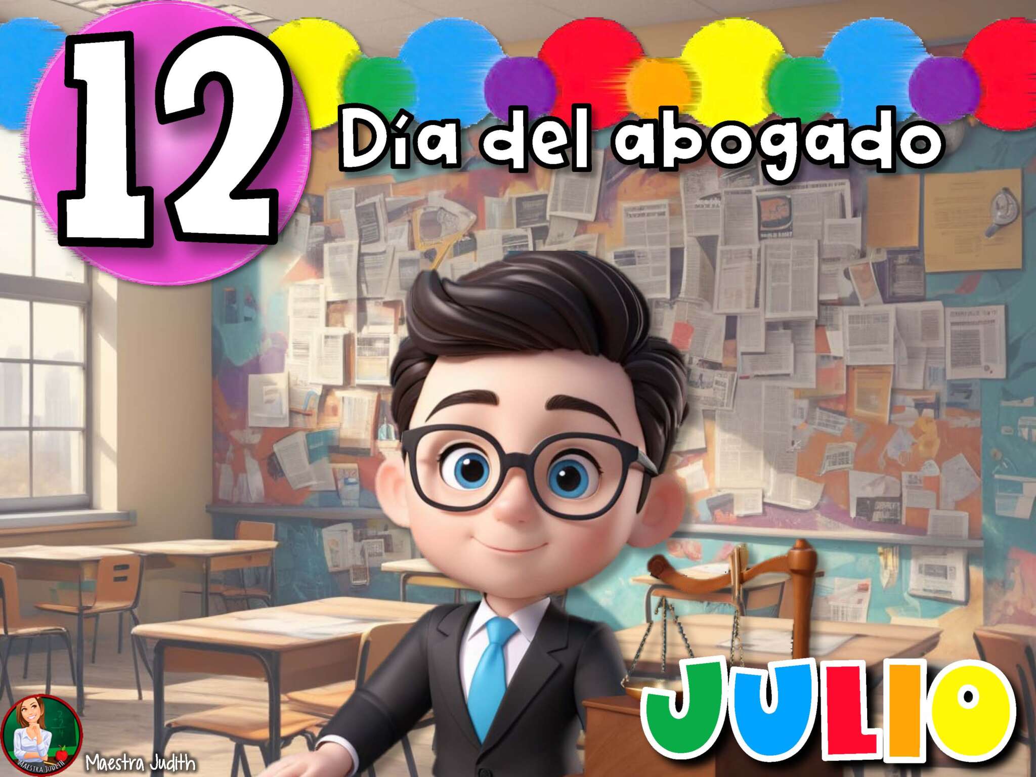 Efemérides de Julio para imprimir | Material Educativo y Material Didáctico